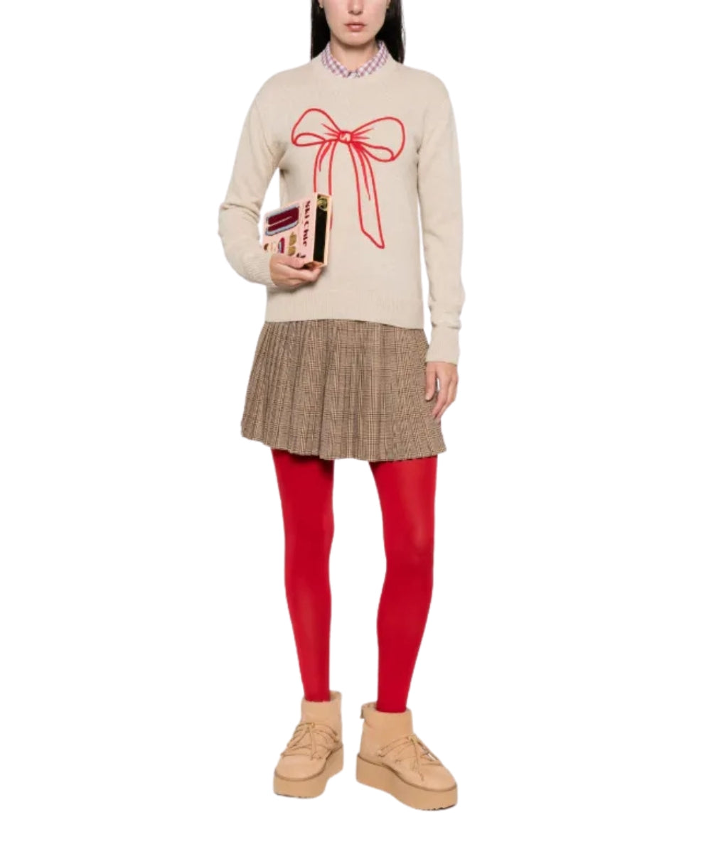 MC2 Saint Barth Mini Gonna in Fantasia TABATHA ENGLISH Beige – Caneva '937